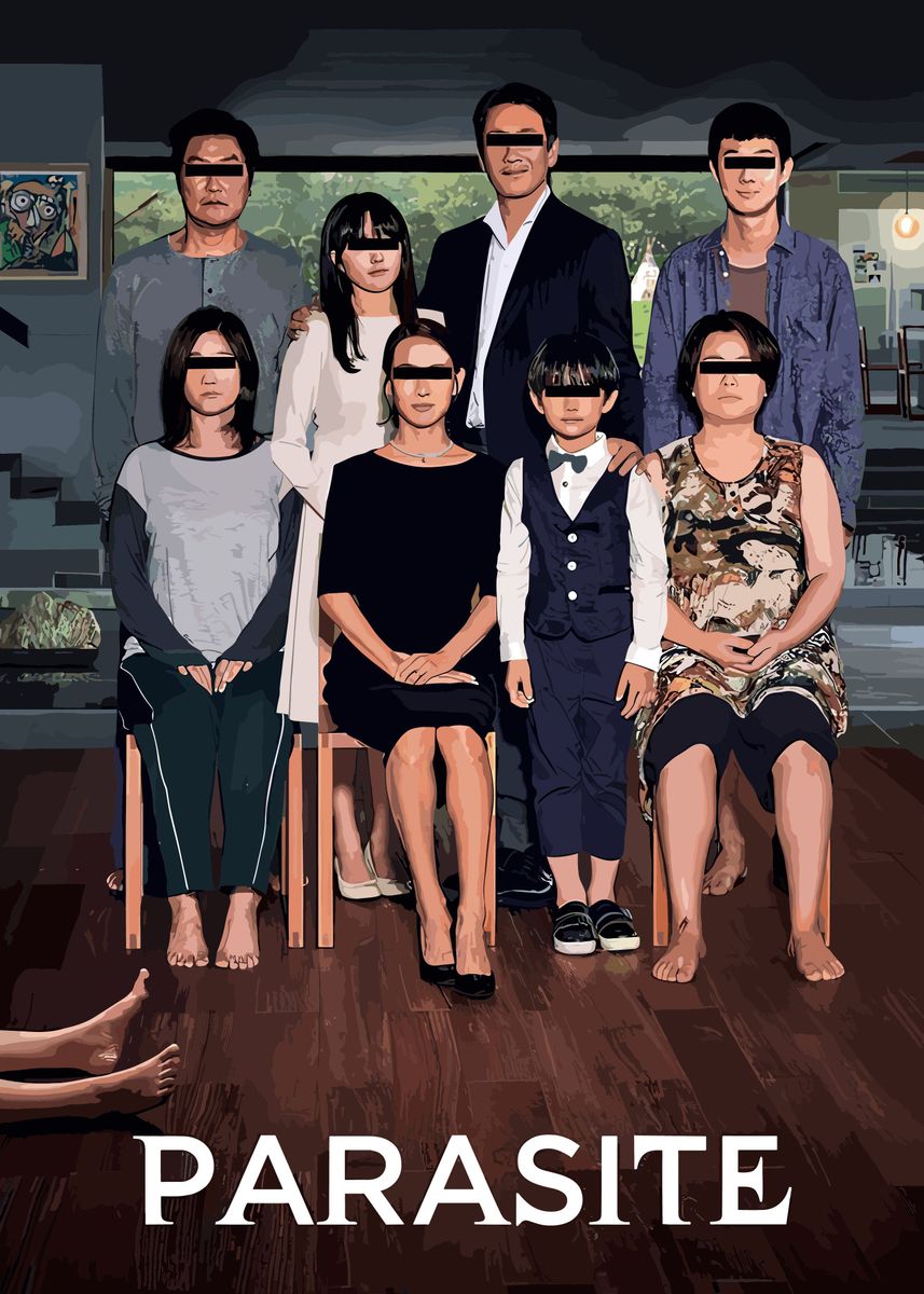 'Parasite' Poster, picture, metal print, paint by Dickie77 | Displate