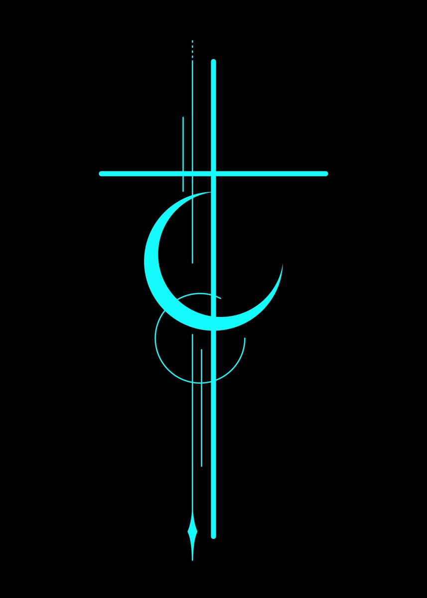 'CROSS 12' Poster, picture, metal print, paint by Fill Artwork | Displate