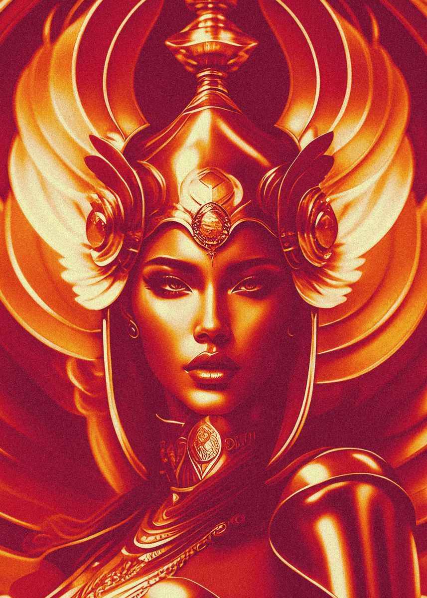 'Red God Queens' Poster, picture, metal print, paint by vectorhelowpal ...