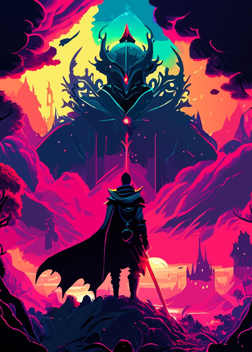 'Dark Fantasy Warrior' Poster, picture, metal print, paint by crbn ...