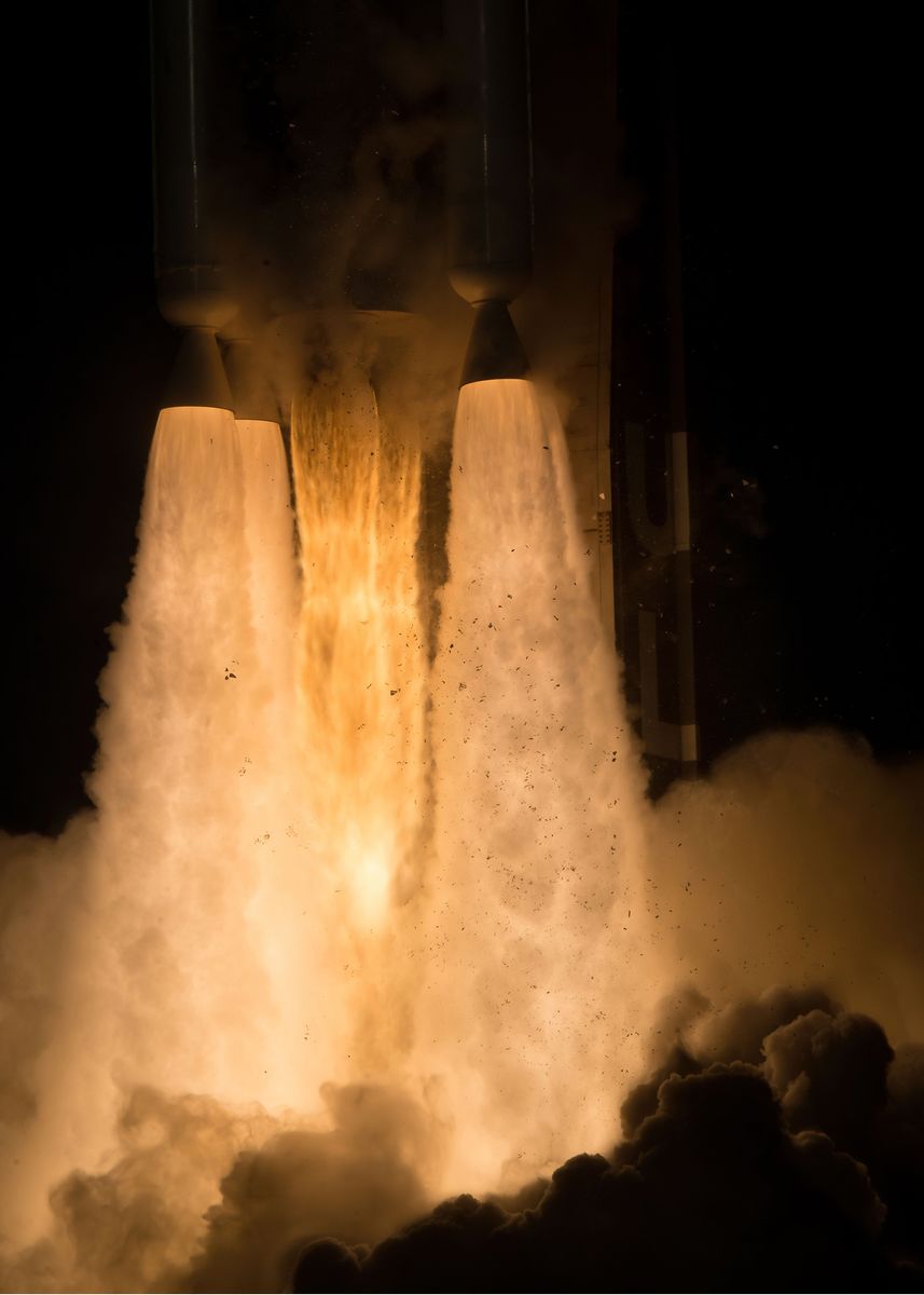 'Mars Perseverance Launch' Poster, picture, metal print, paint by ...