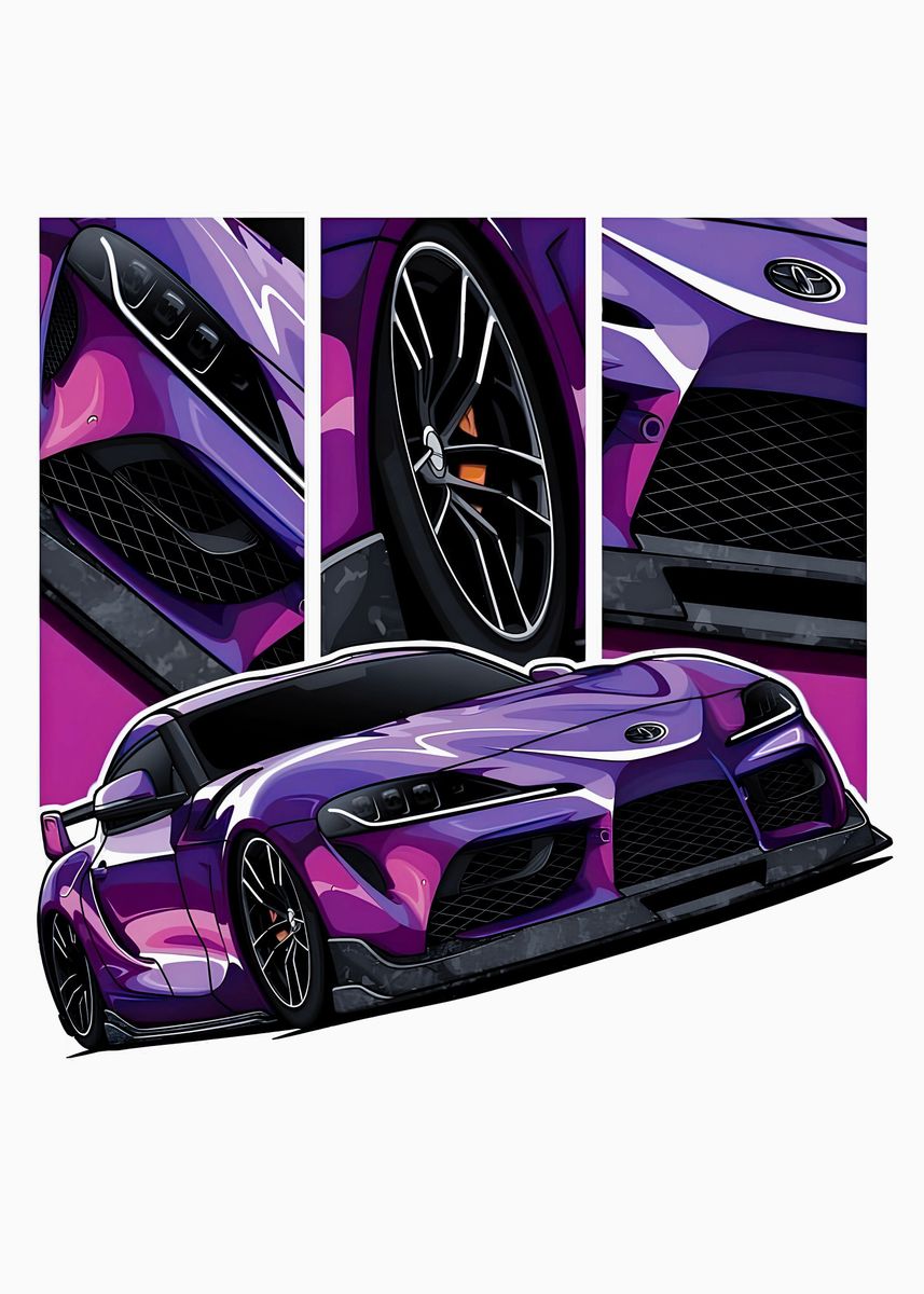'Supra Mk5 ' Poster by Kw Supers | Displate