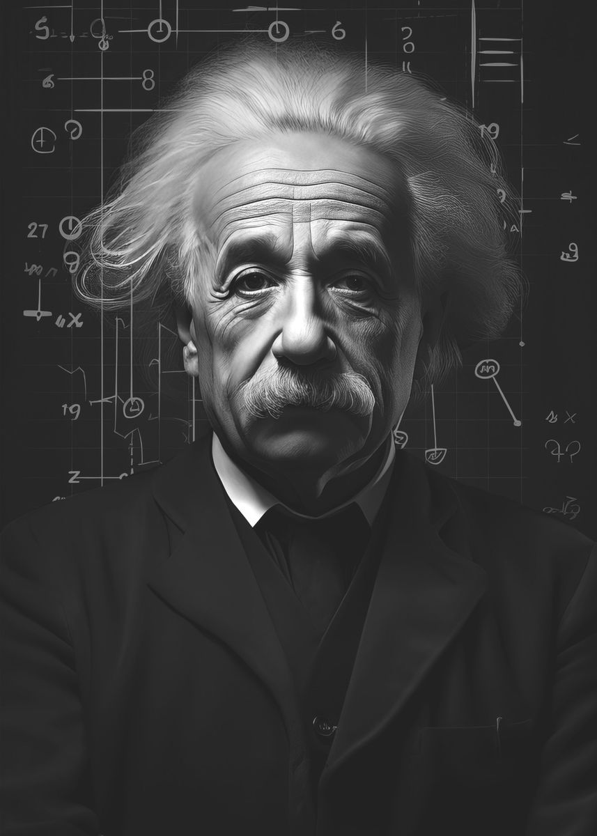 'Albert Einstein' Poster, picture, metal print, paint by Cool Worker ...