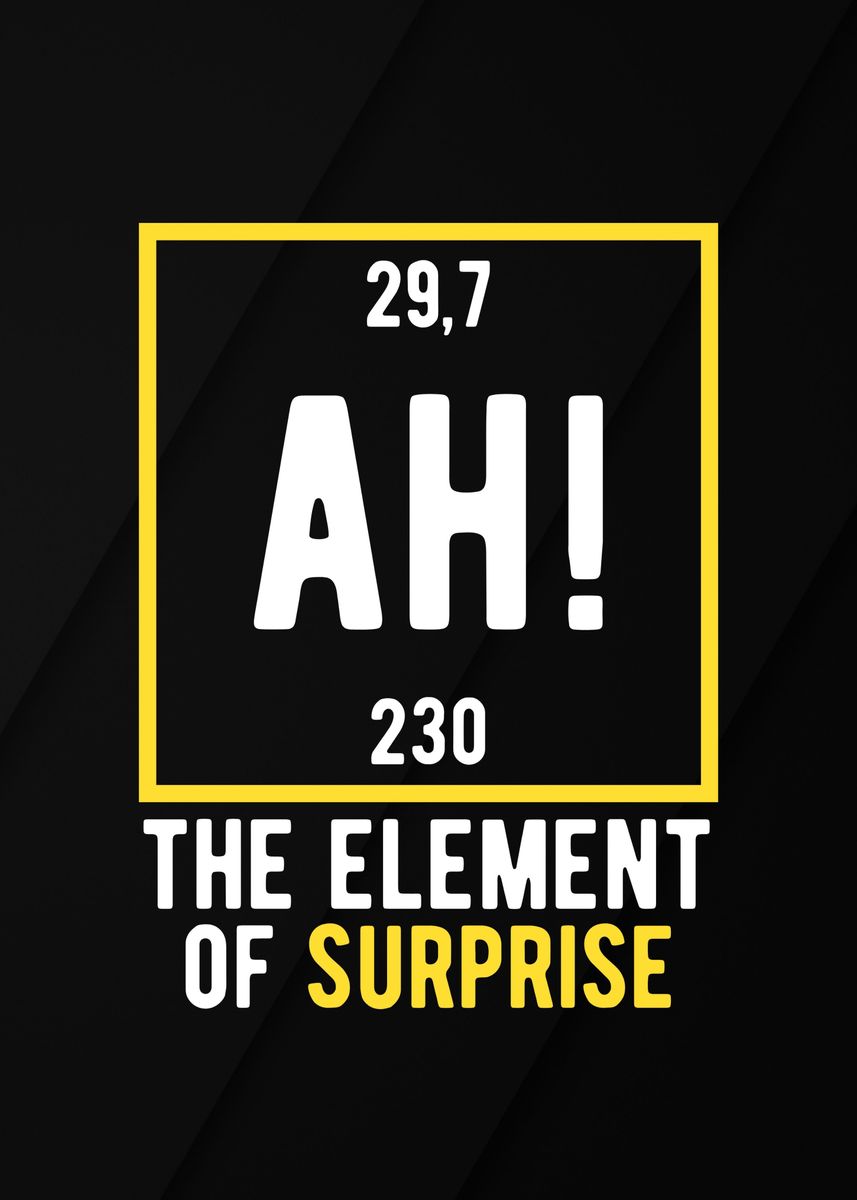 ' Ah The element ' Poster, picture, metal print, paint by teehowa ...