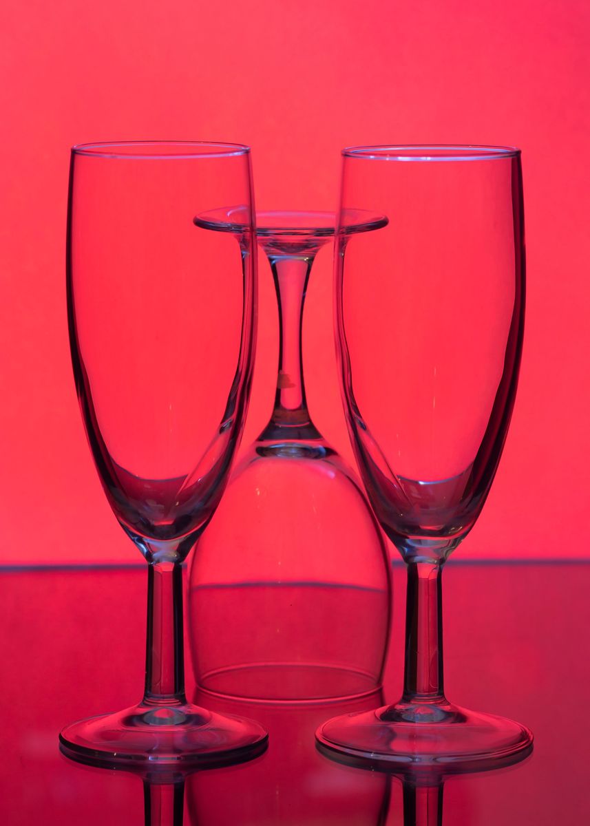 'Glass' Poster, picture, metal print, paint by Mycatherina | Displate