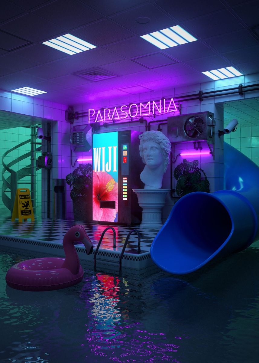 'Parasomnia' Poster, picture, metal print, paint by Maldo 95 | Displate