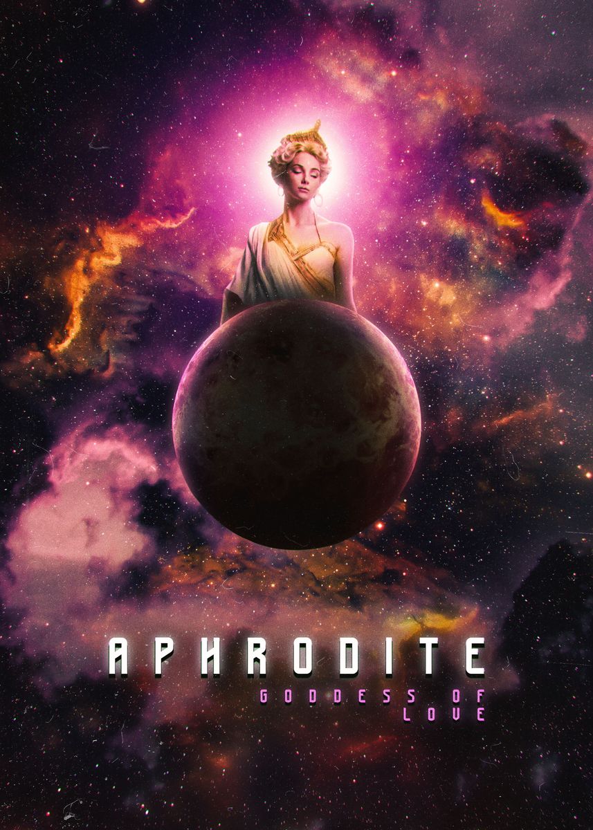'Aphrodite Goddess of Love' Poster, picture, metal print, paint by ...