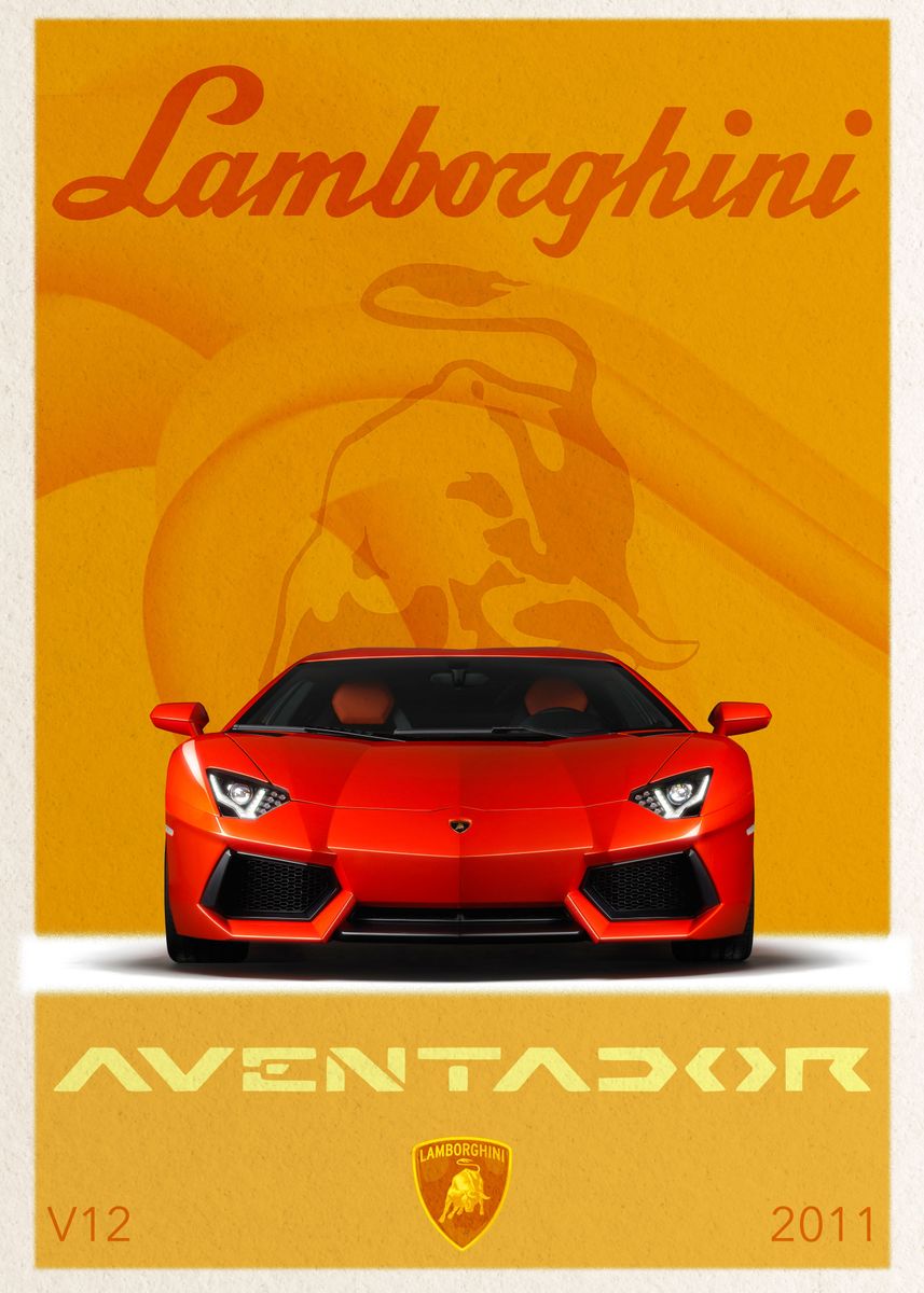 'Lamborghini Aventador ' Poster by Fadilr R | Displate