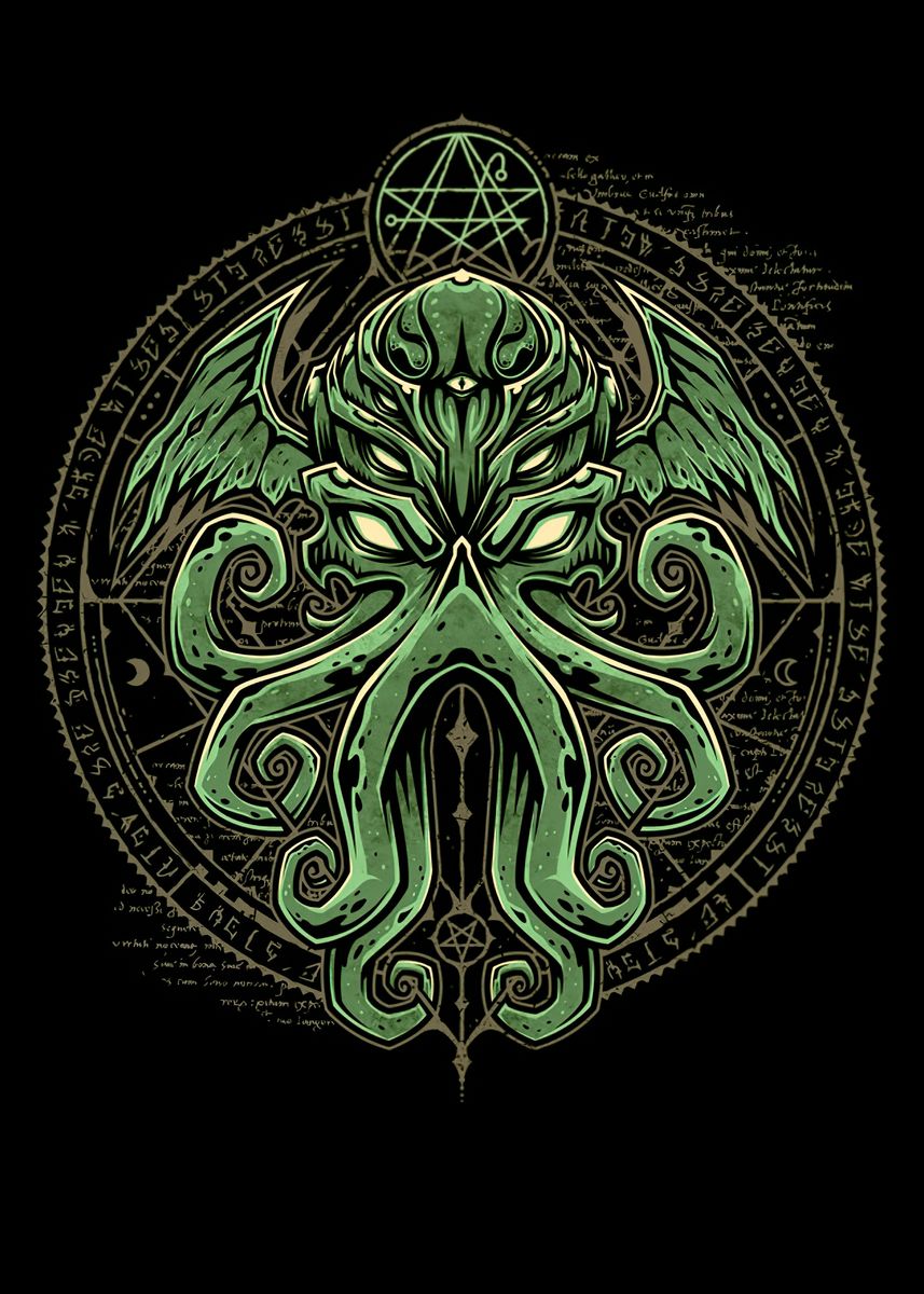 'Cthulhu' Poster, picture, metal print, paint by Kireizukin Seikatu ...