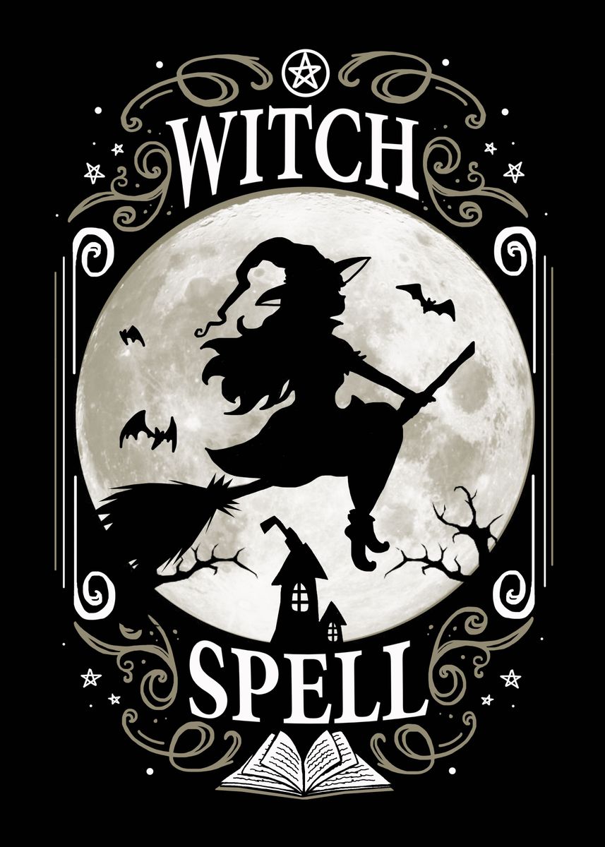 'Witch Spell' Poster, picture, metal print, paint by Valentina Fabbri ...