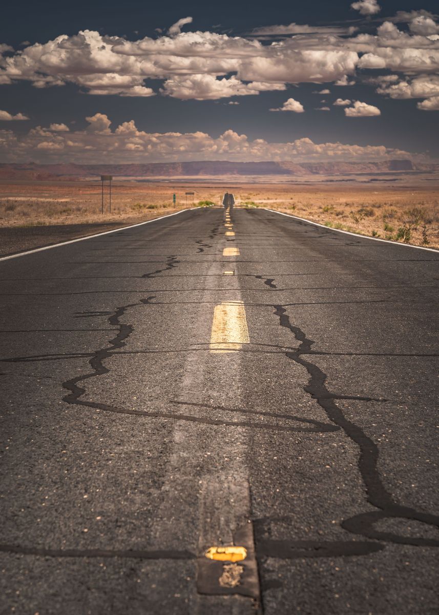 'United States Roads' Poster, picture, metal print, paint by Matt Cool ...