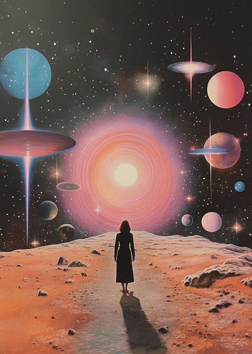 'Interdimensional' Poster, picture, metal print, paint by World Class ...