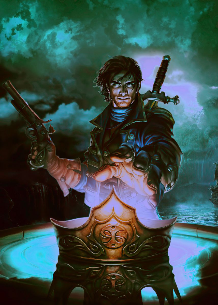 'Fable' Poster, picture, metal print, paint by cameron amber | Displate