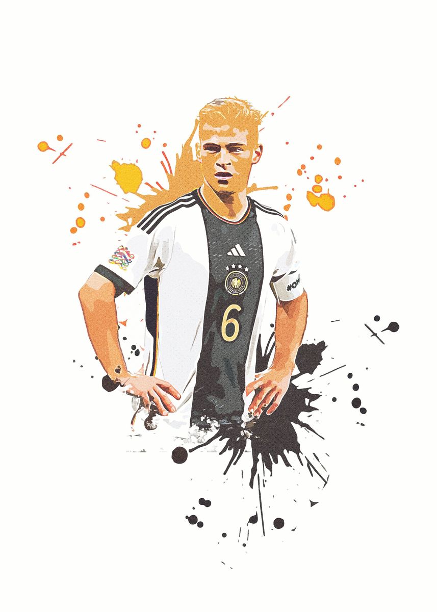 'Kimmich' Poster, picture, metal print, paint by Louise Estrada | Displate