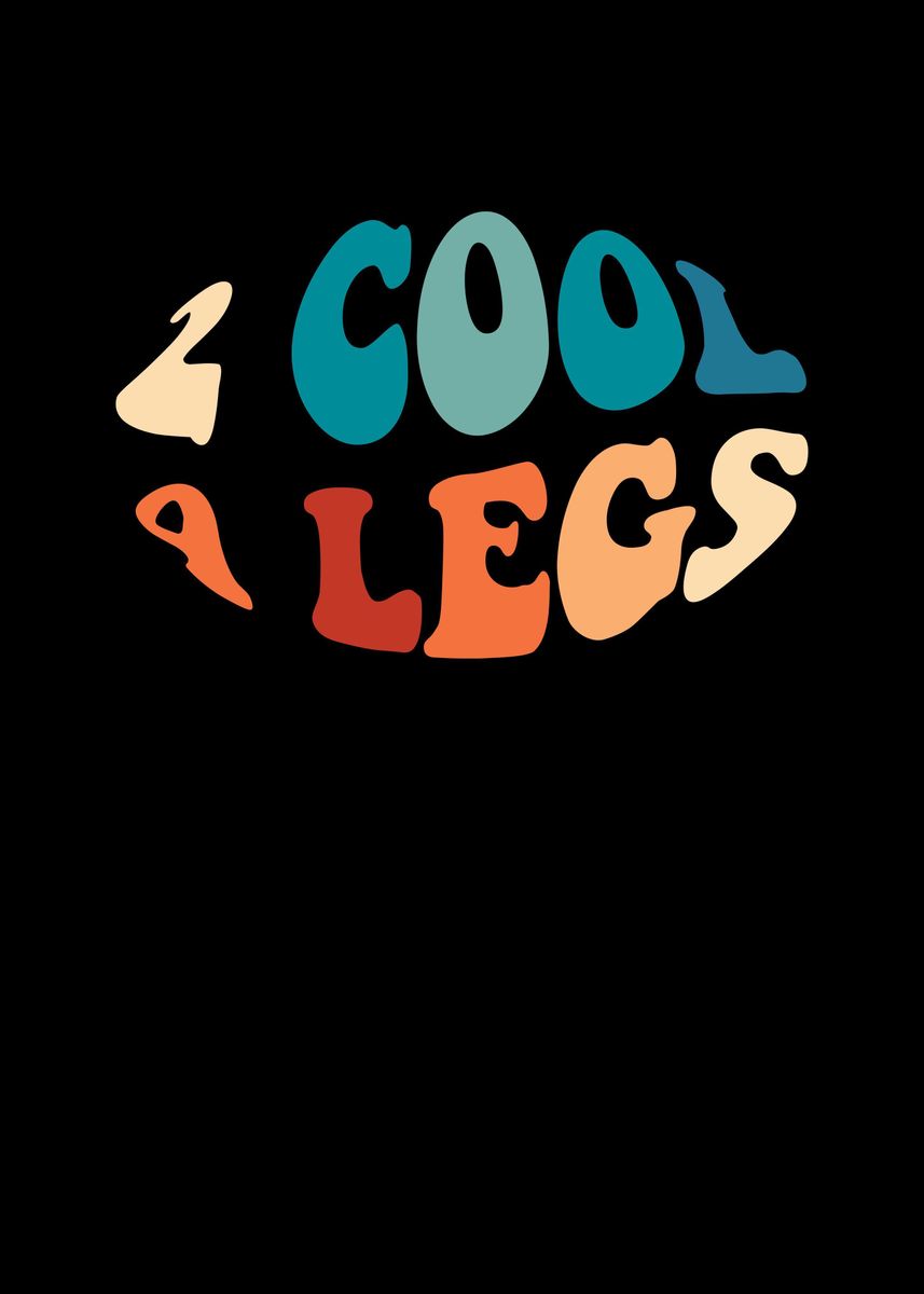 '2 cool 4 legs' Poster, picture, metal print, paint by Uwe Seibert ...