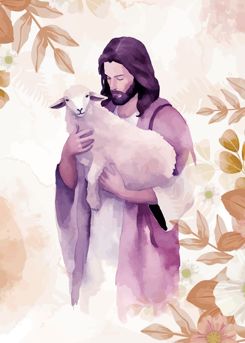 'The Good Shepherd' Poster, picture, metal print, paint by anhvivuha ...