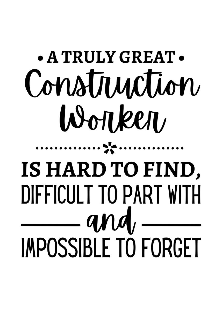 'construction worker' Poster, picture, metal print, paint by ISSAM ...