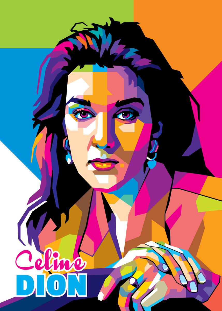 'Celi in WPAP Style' Poster, picture, metal print, paint by Namrahc Kunatip | Displate