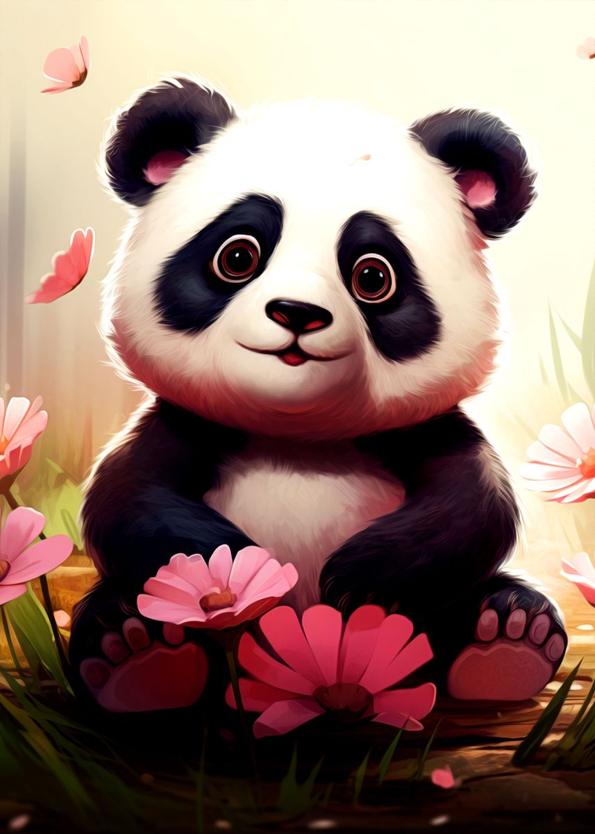 'Panda' Poster by sea hawks | Displate