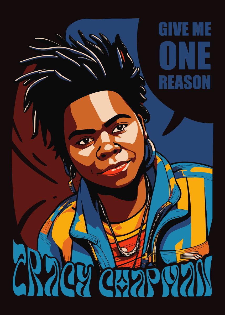 'Tracy Chapman' Poster, picture, metal print, paint by Alternative ...