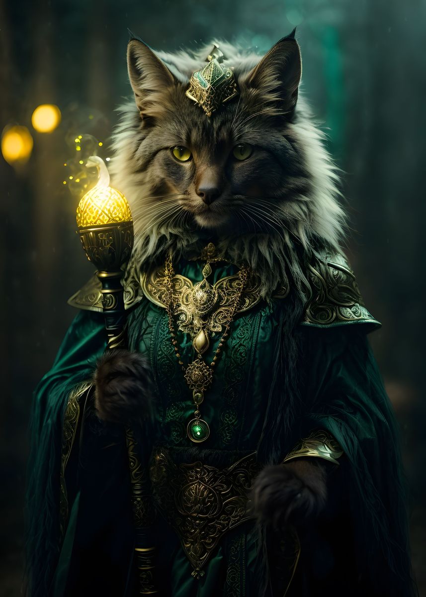 'Cat Witch Halloween' Poster, picture, metal print, paint by Xăm Việt ...