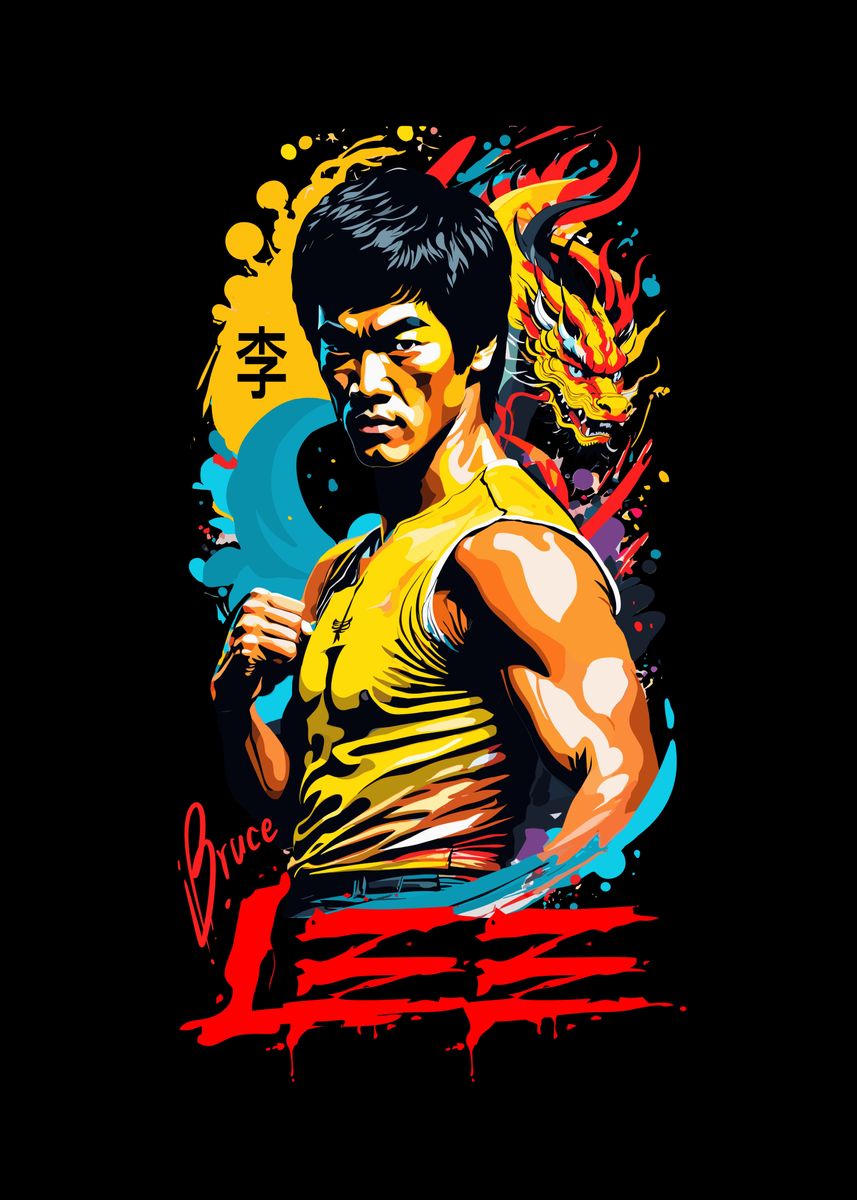 'Lee' Poster, picture, metal print, paint by Alternative Poster | Displate