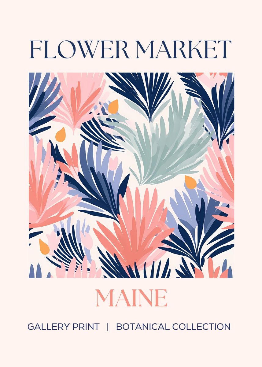 'KANSAS flower market ' Poster, picture, metal print, paint by mehak ...