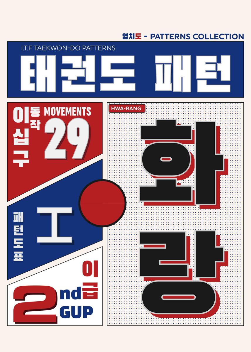 'HWARANG ITF PATTERN' Poster by Hugo Orono | Displate