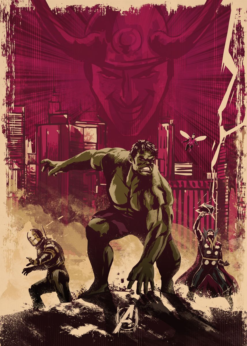 'Marvelous Icons' Poster, picture, metal print, paint by Marvel | Displate