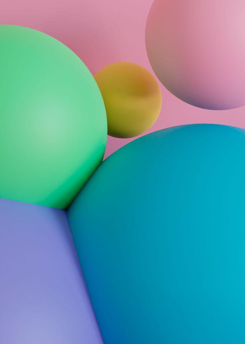 'Aesthetic Forms' Poster, picture, metal print, paint by Nikita ...