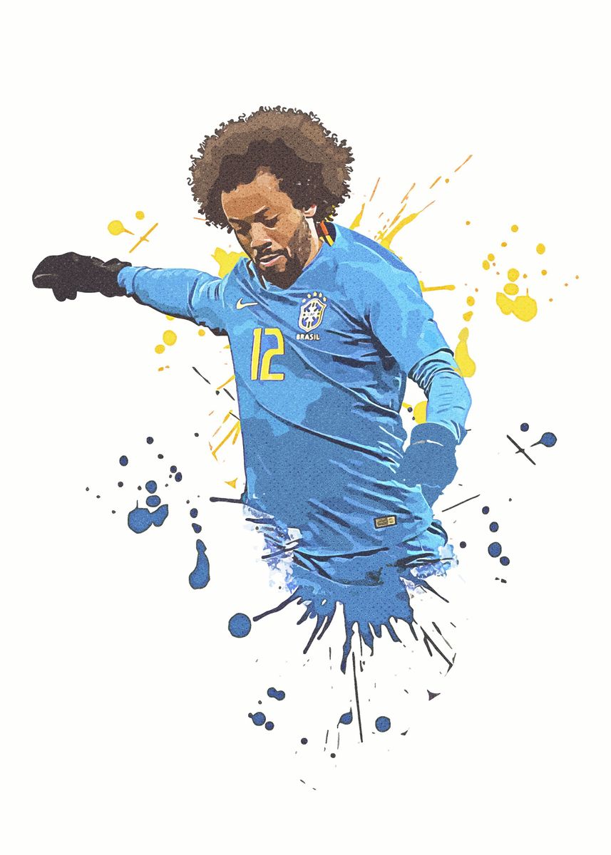 'Marcelo' Poster, picture, metal print, paint by Louise Estrada | Displate