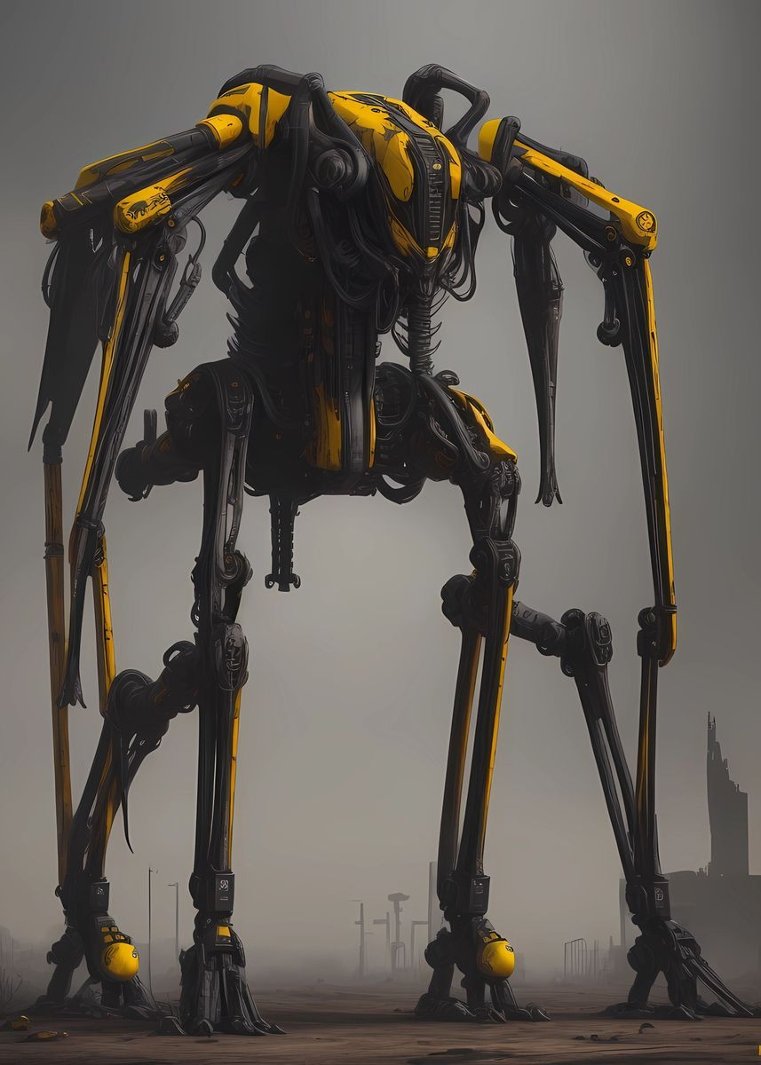 'Alien cyborg' Poster, picture, metal print, paint by Oleksandr Kovalov ...