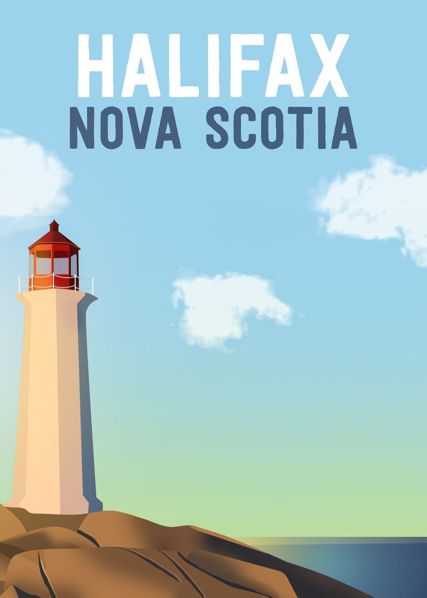 'Halifax Nova Scotia' Poster, picture, metal print, paint by Ahmad ...