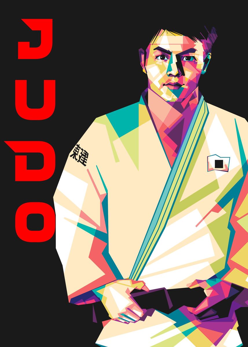 'soul of judo' Poster, picture, metal print, paint by Asran Vektor ...