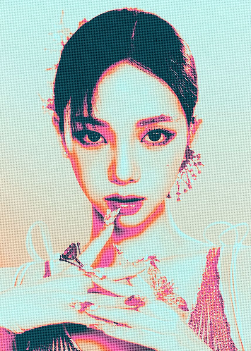 'Karina aespa' Poster, picture, metal print, paint by Xjiumi | Displate