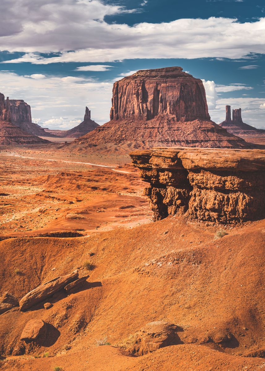 'John Ford Point' Poster, picture, metal print, paint by Matt Cool | Displate