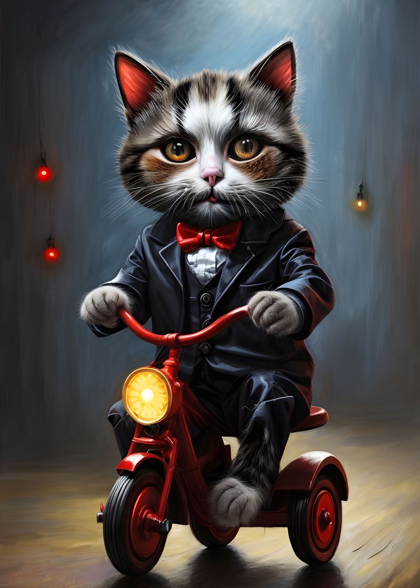 'Billy Cat The Saw' Poster, picture, metal print, paint by Xăm Việt ...