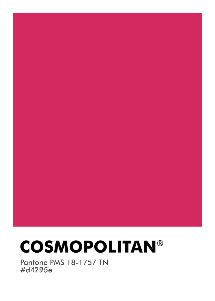 'PANTONE COSMOPOLITAN' Poster, picture, metal print, paint by Masahiro ...