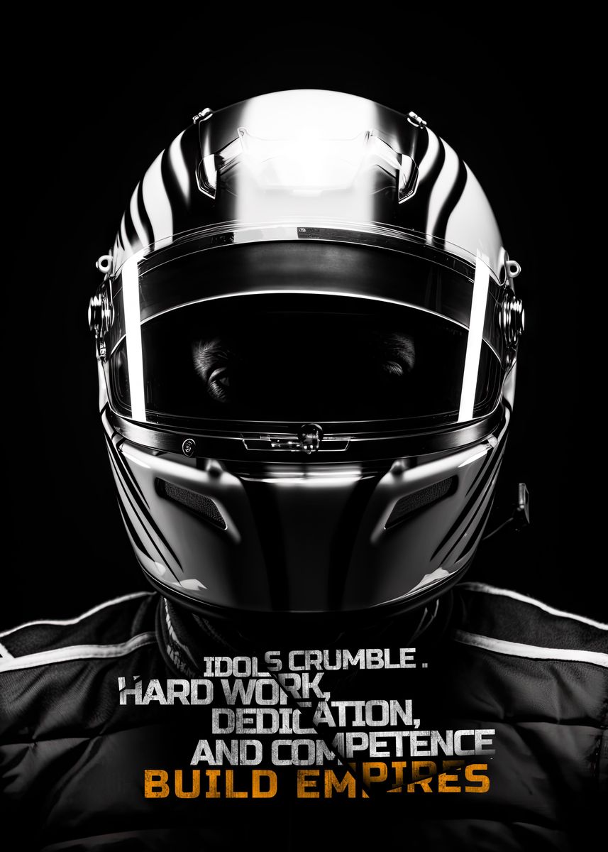 'Hard Work Motivation' Poster, picture, metal print, paint by 21 MXM ...