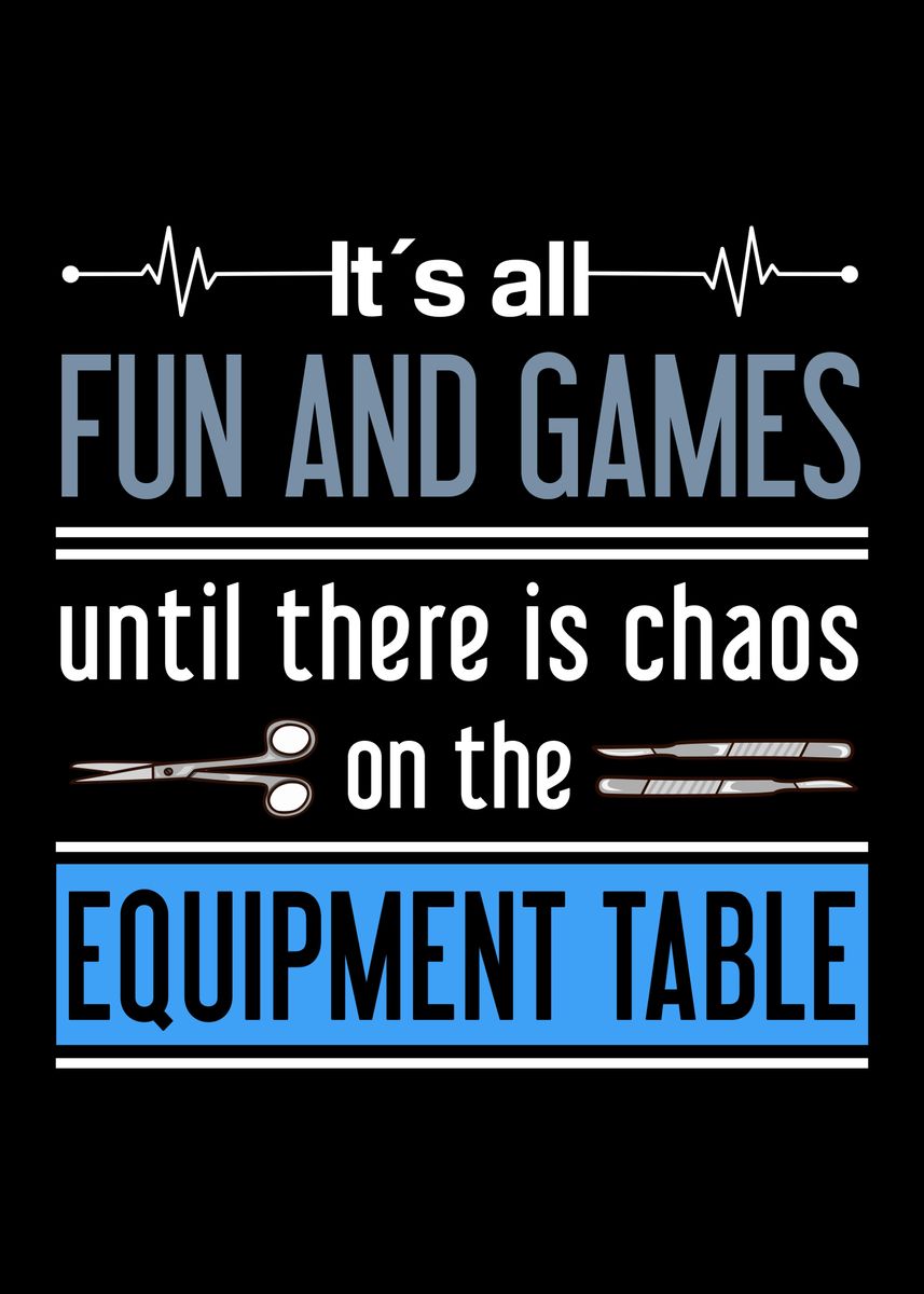 'Scrub Tech Operating Room' Poster, picture, metal print, paint by ...