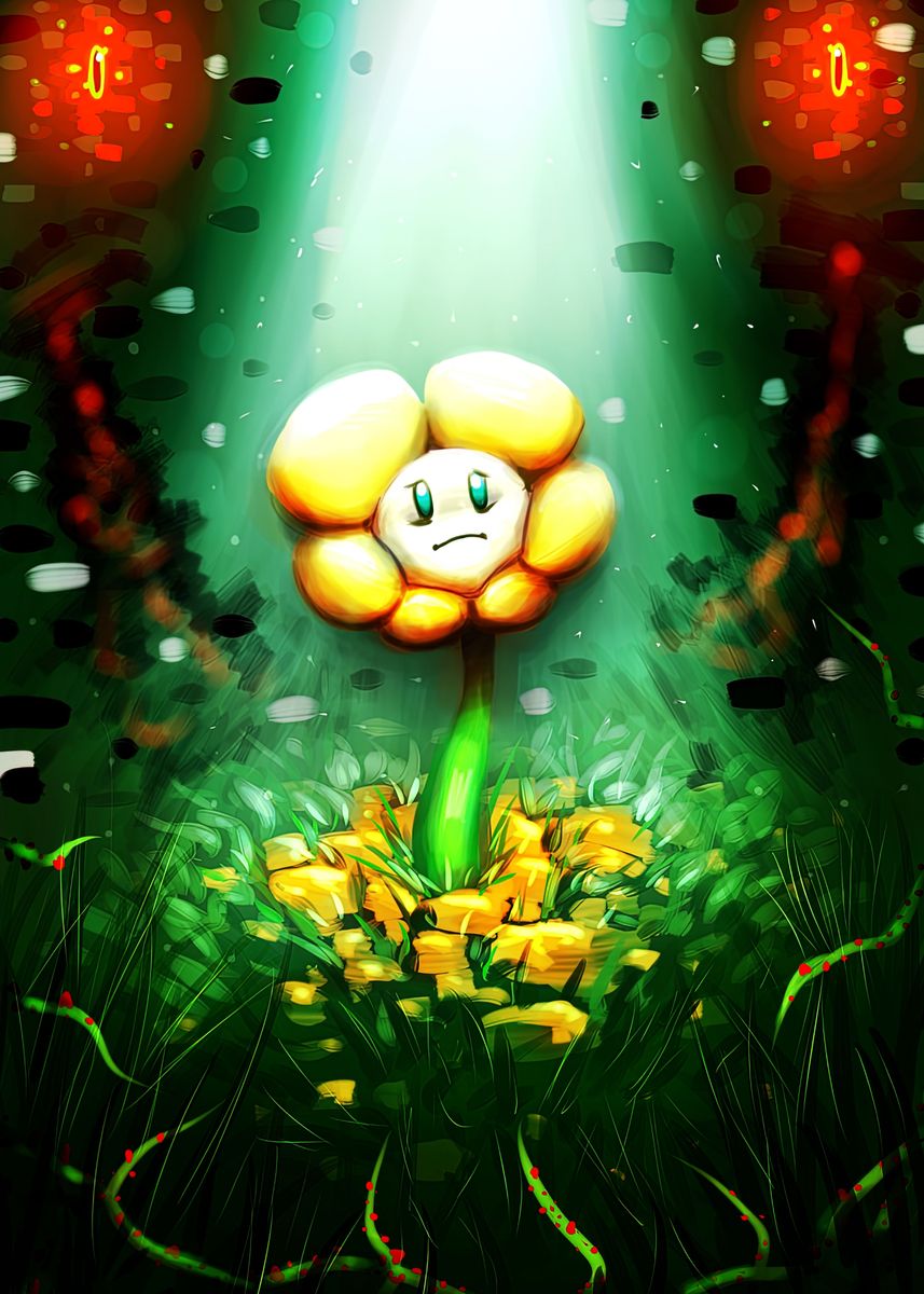 'undertale game' Poster, picture, metal print, paint by lionel messi ...