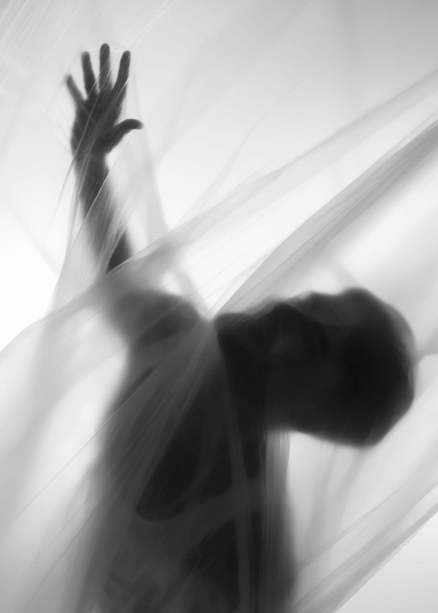 'Diffused Silhouette' Poster by Nikita Abakumov | Displate