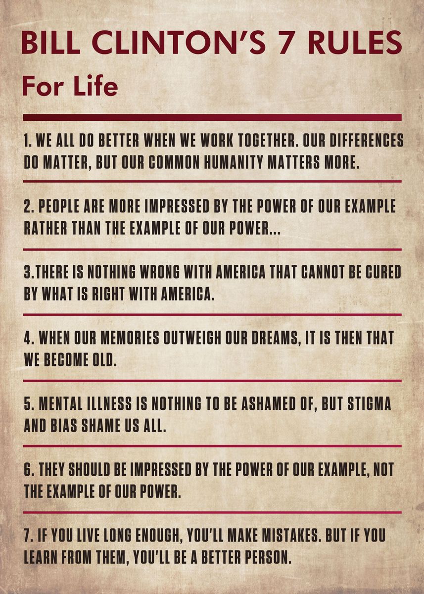 'Bill Clinton' Poster, picture, metal print, paint by Nolan Mccroskey ...