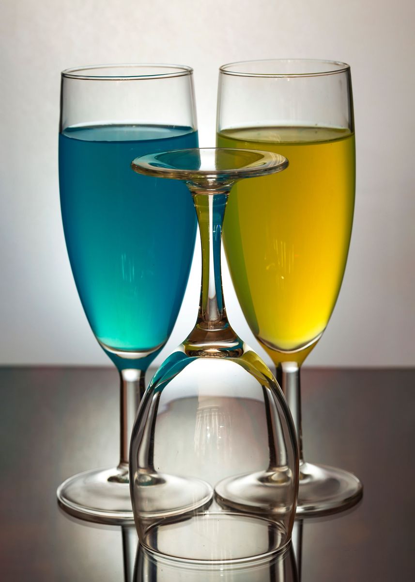 'Glass' Poster, picture, metal print, paint by Mycatherina | Displate