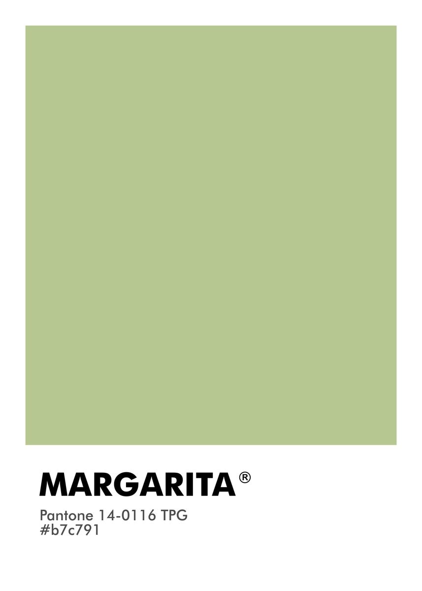 'PANTONE MARGARITA' Poster, picture, metal print, paint by Masahiro Art ...