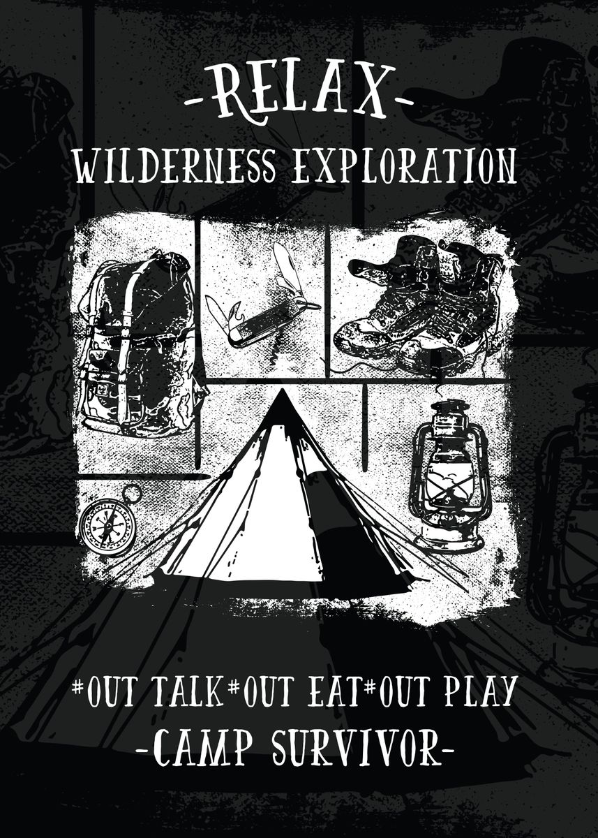 'wilderness exploration' Poster, picture, metal print, paint by fathar ...