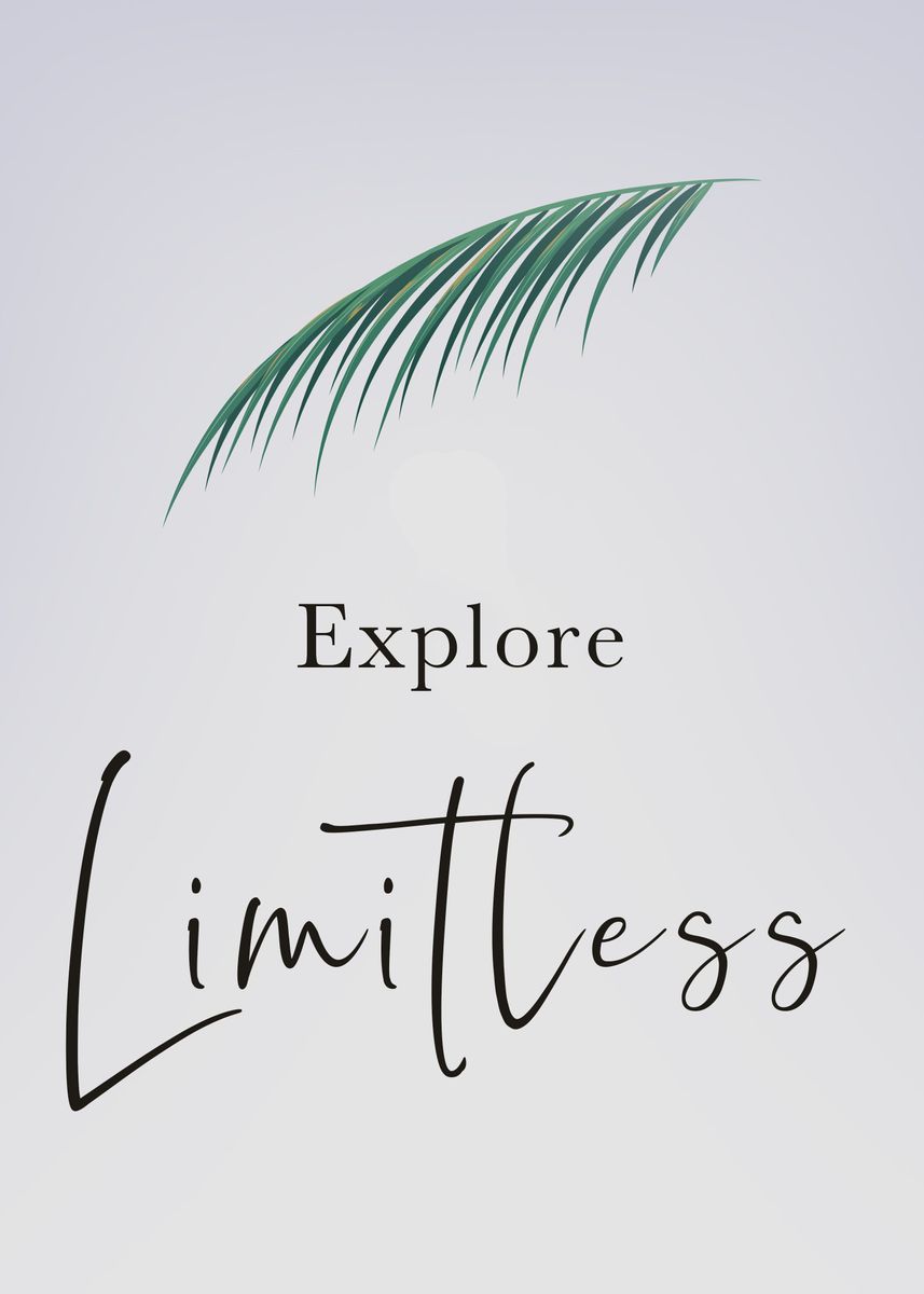 'Explore Limitless' Poster, picture, metal print, paint by Evan ...
