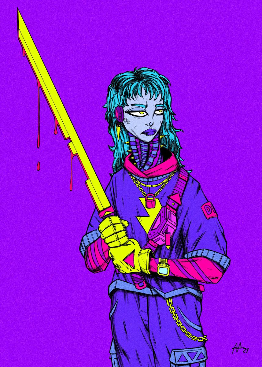 'UNFAZED' Poster, picture, metal print, paint by Andre Vieira Auer ...