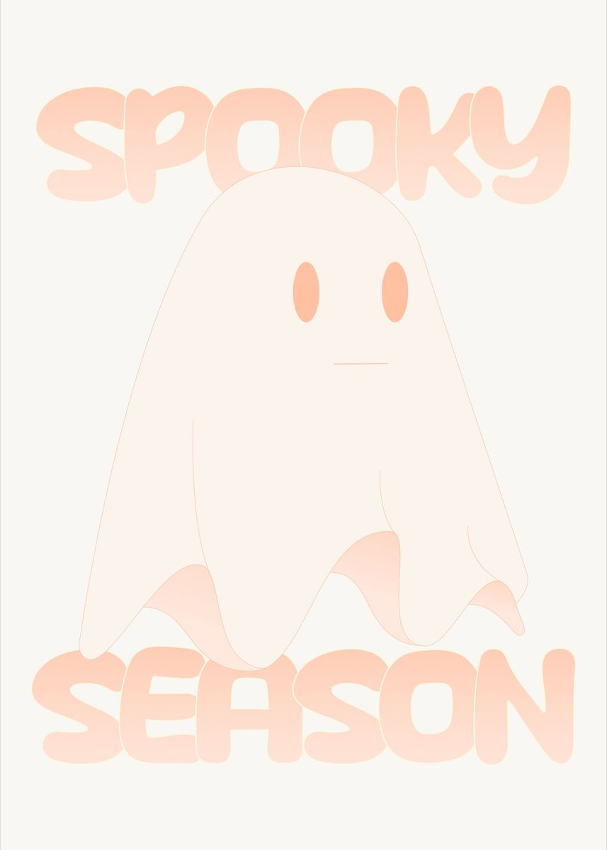 'Spooky Halloween Ghost ' Poster, picture, metal print, paint by AP07 ...