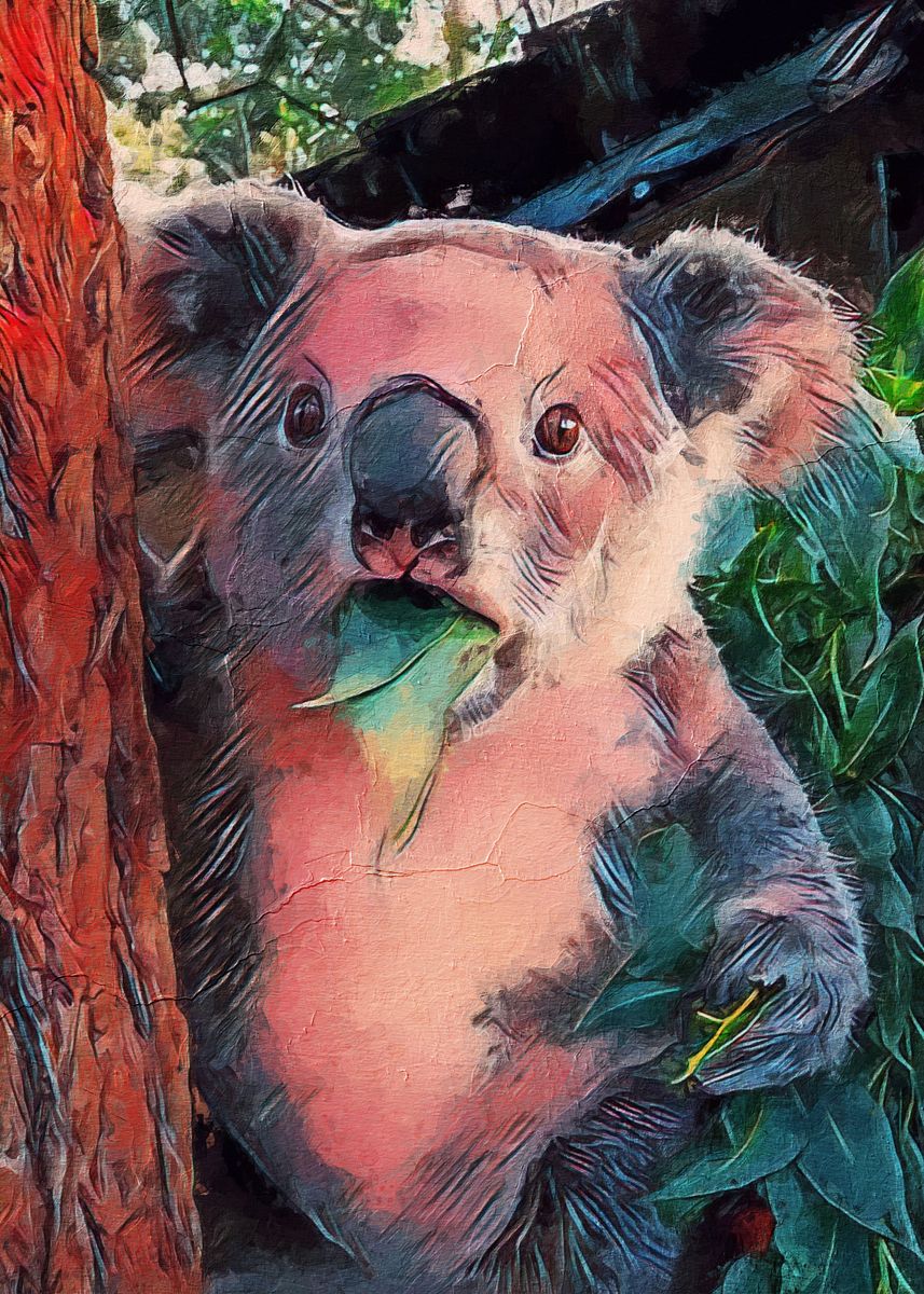 'Surprised Koala Meme' Poster, picture, metal print, paint by Meme ...